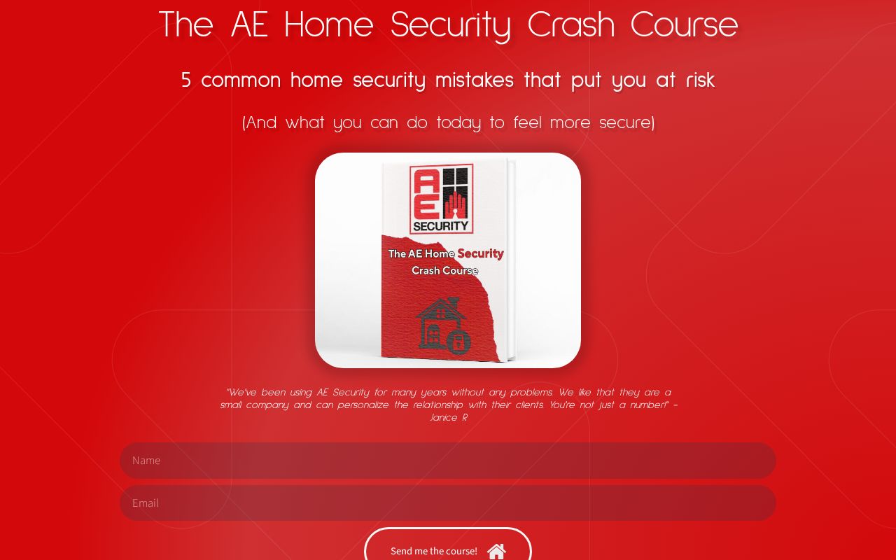 The AE Home Security Crash Course